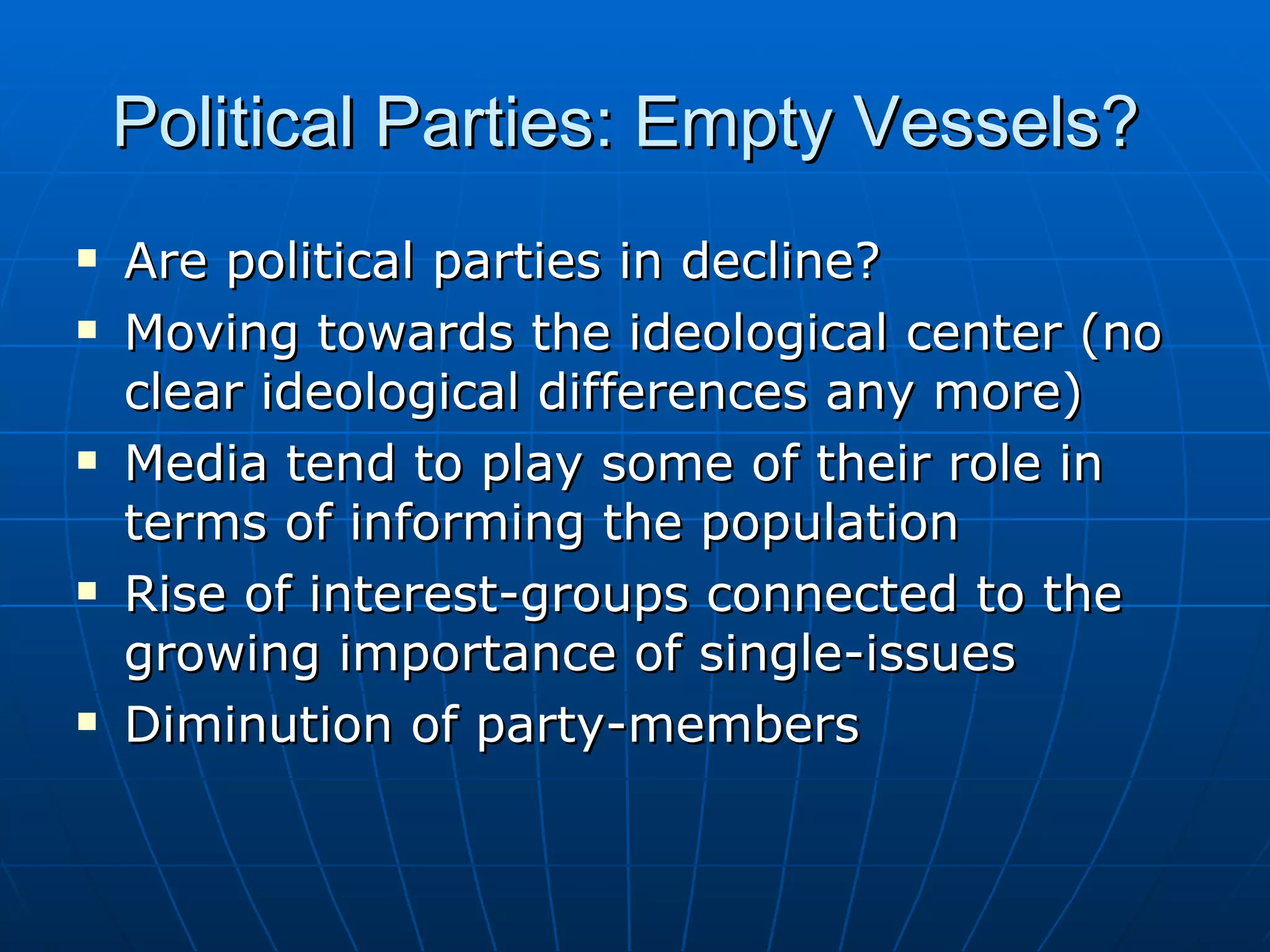 Interest groups and political parties | PPT