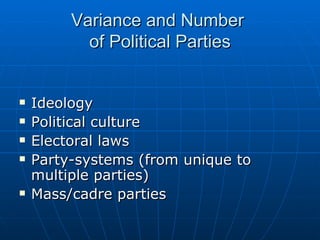 Interest groups and political parties | PPT