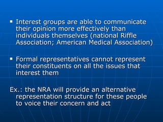 Interest groups and political parties | PPT