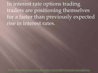 Interest Rate Options | PPTX