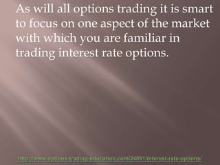 Interest Rate Options | PPTX