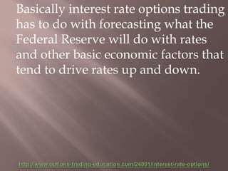 Interest Rate Options | PPTX
