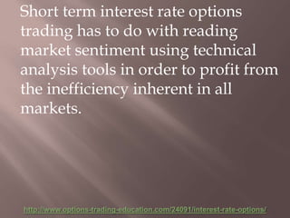 Interest Rate Options | PPTX