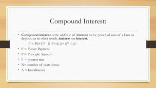 Interest and its types | PPTX | Personal Investing | Personal Finance