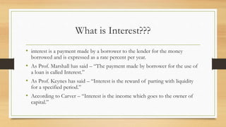 Interest and its types | PPTX | Personal Investing | Personal Finance