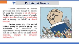 Interest articulation presentation | PPTX
