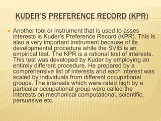Interest by S.Lakshmanan, Psychologist | PPTX