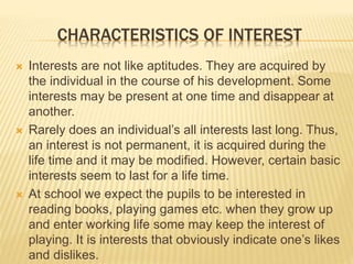 Interest by S.Lakshmanan, Psychologist | PPTX
