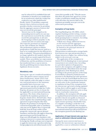 Iraq: Interest-rate Caps in International Financing Transactions | PDF