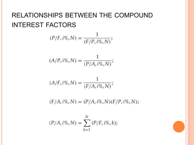 Interest formula for discrete compounding and discrete payments.pptx ...