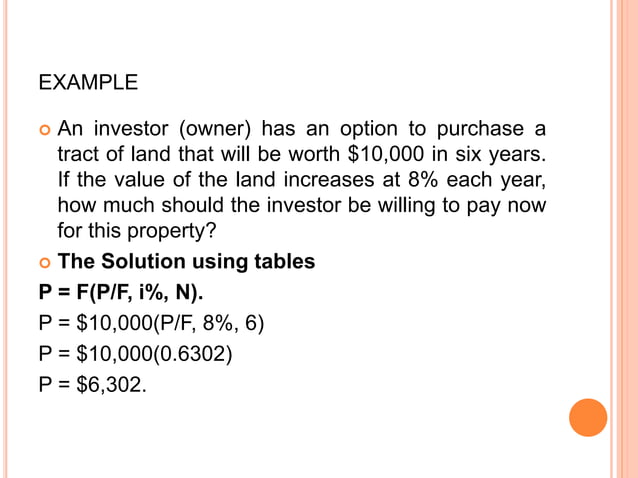 Interest formula for discrete compounding and discrete payments.pptx ...