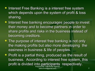 Interest free banking | PPT