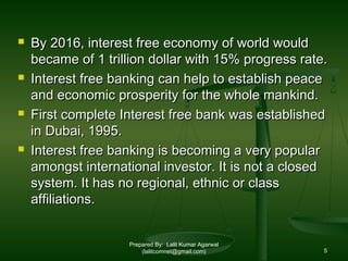 Interest free banking | PPT