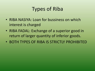 Interest free economy promulgated by the qur’an | PPT