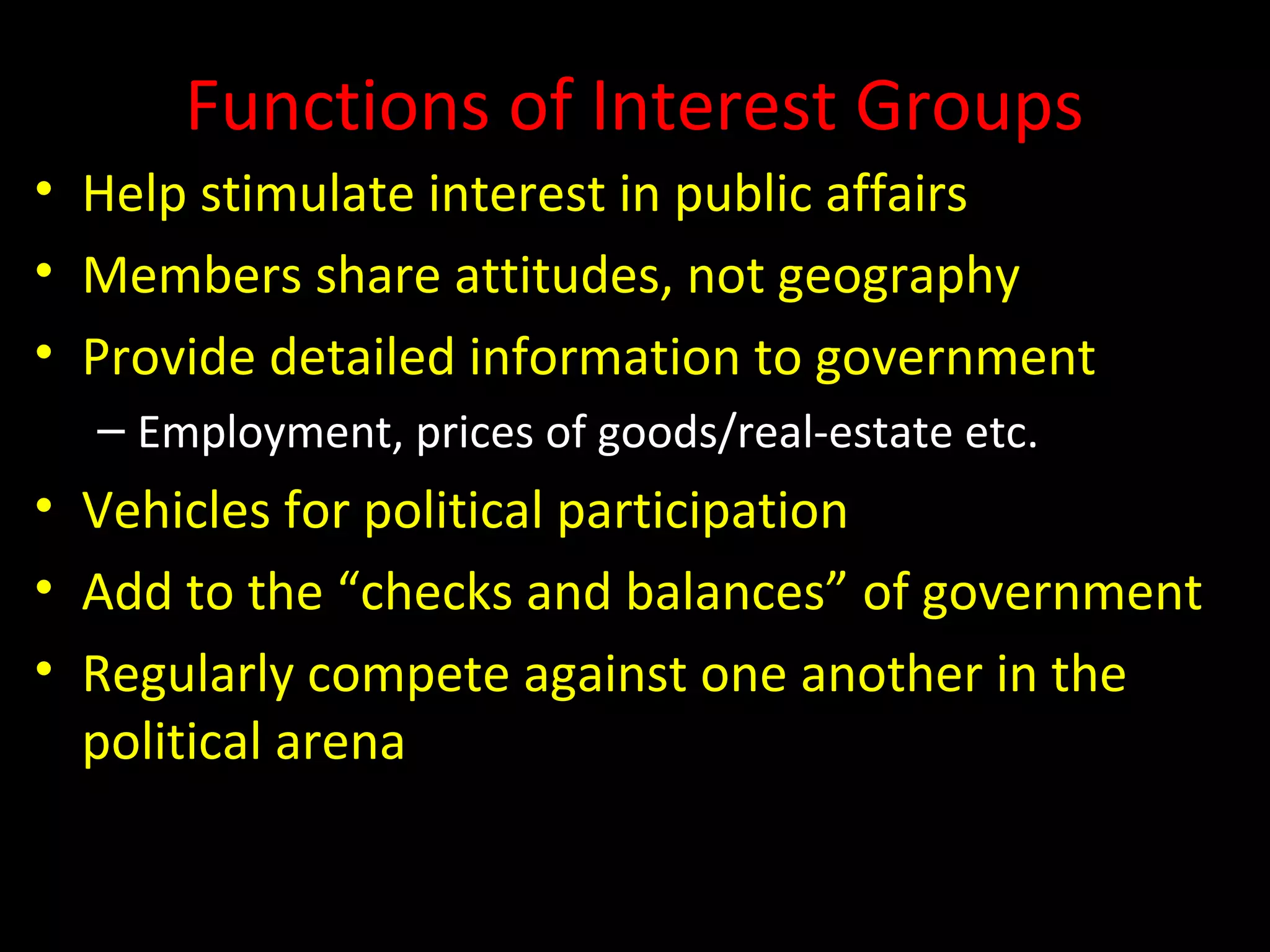 Interest groups | PPT