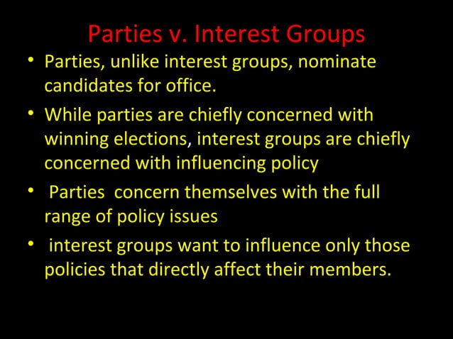 Interest groups | PPT