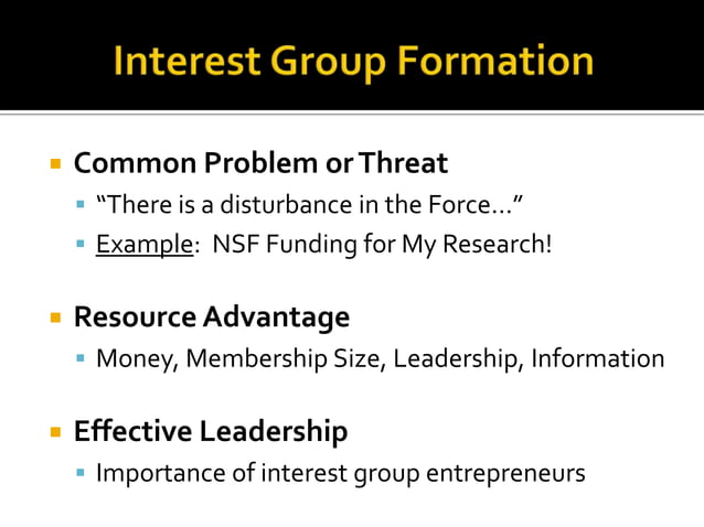 Interest Groups | PPT