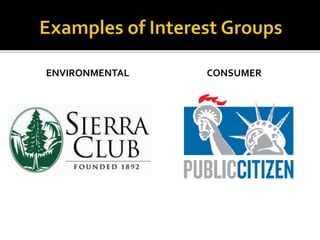 Interest Groups and Popular Culture | PPTX