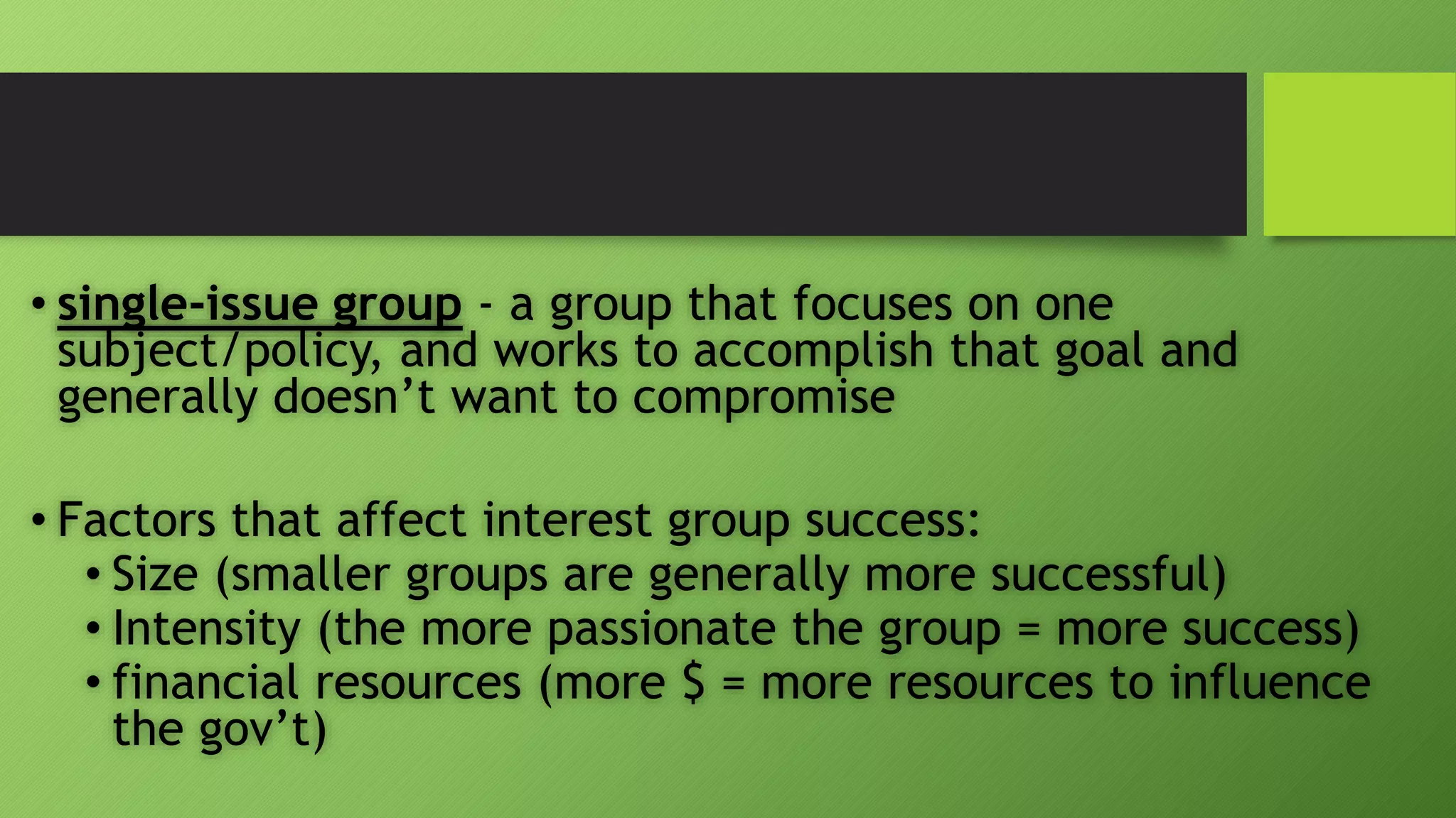 Interest Groups | PPT