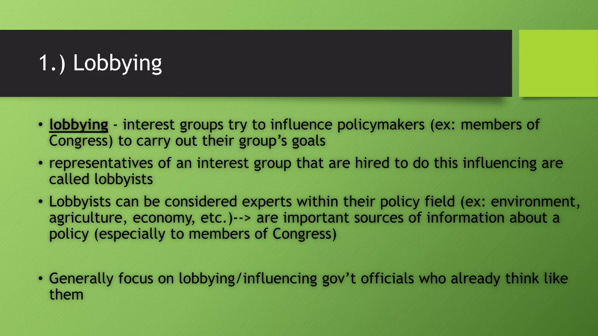 Interest Groups | PPTX