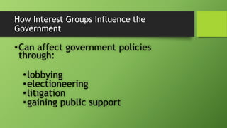 Interest Groups | PPT