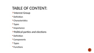 Interest groups, political parties and elections.pptx