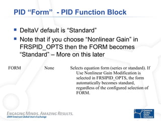 Interesting and Useful Features of the DeltaV PID Controller | PPT