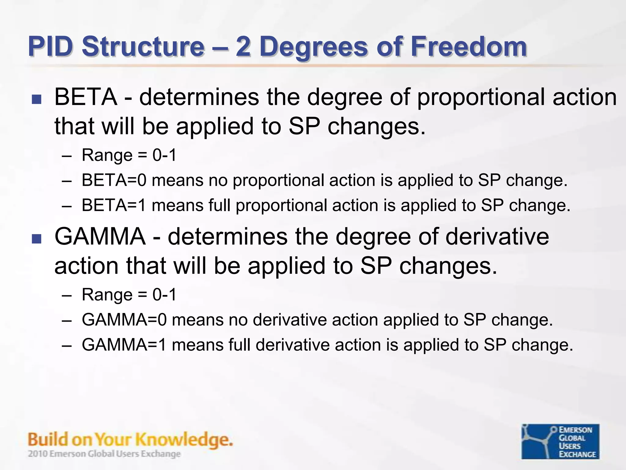 Interesting and Useful Features of the DeltaV PID, Ratio and Bias/Gain ...