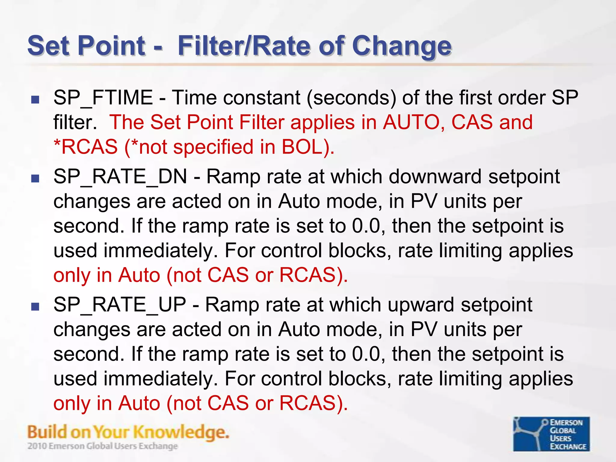 Interesting and Useful Features of the DeltaV PID, Ratio and Bias/Gain ...