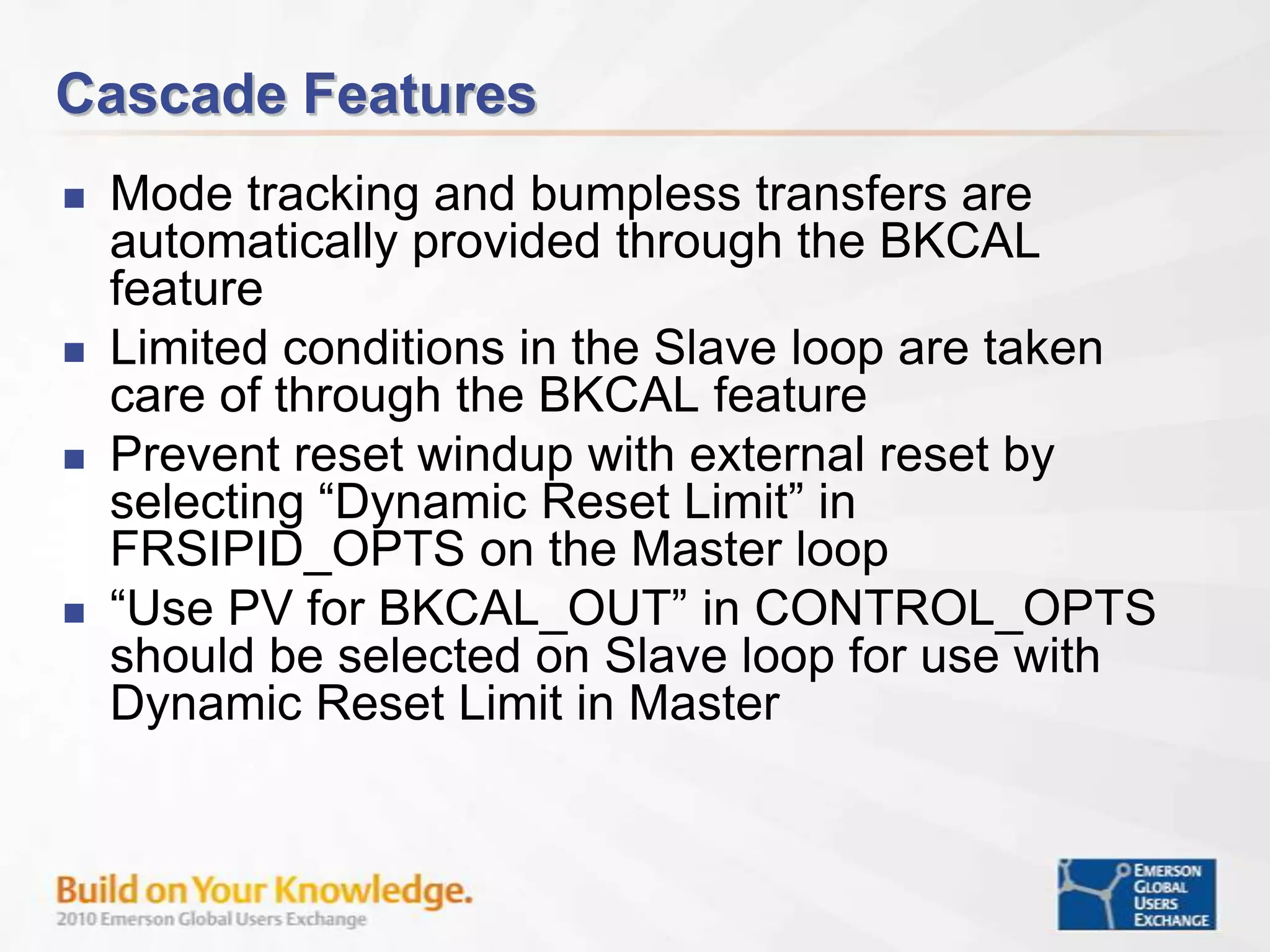 Interesting and Useful Features of the DeltaV PID, Ratio and Bias/Gain ...