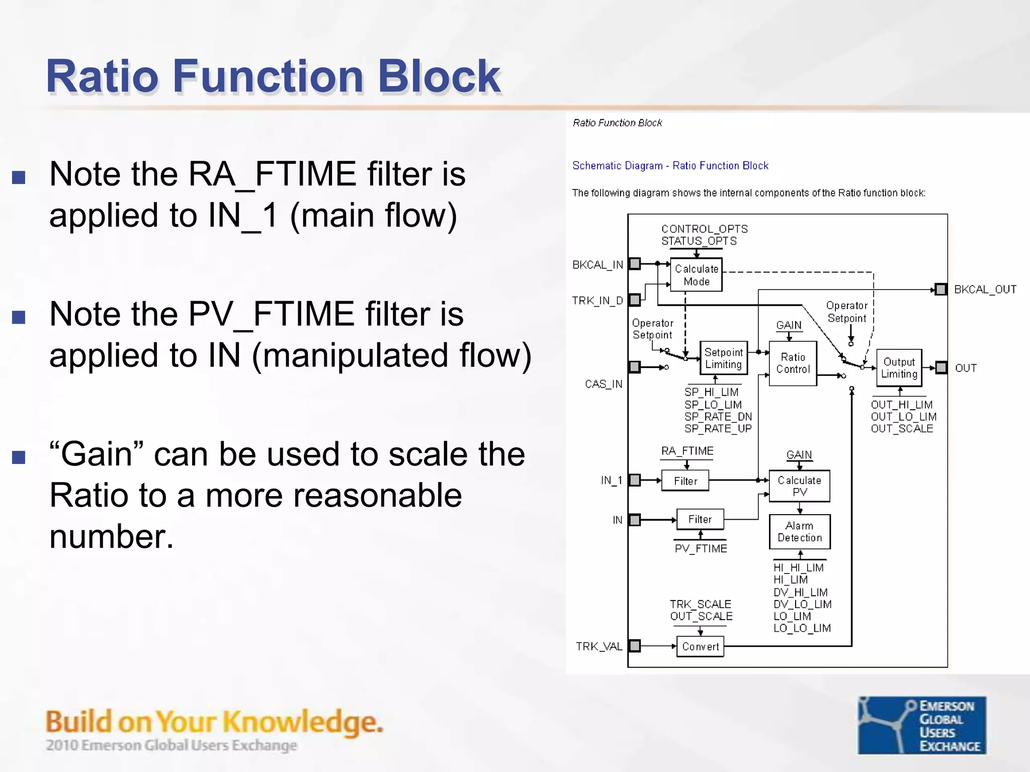 Interesting and Useful Features of the DeltaV PID, Ratio and Bias/Gain ...