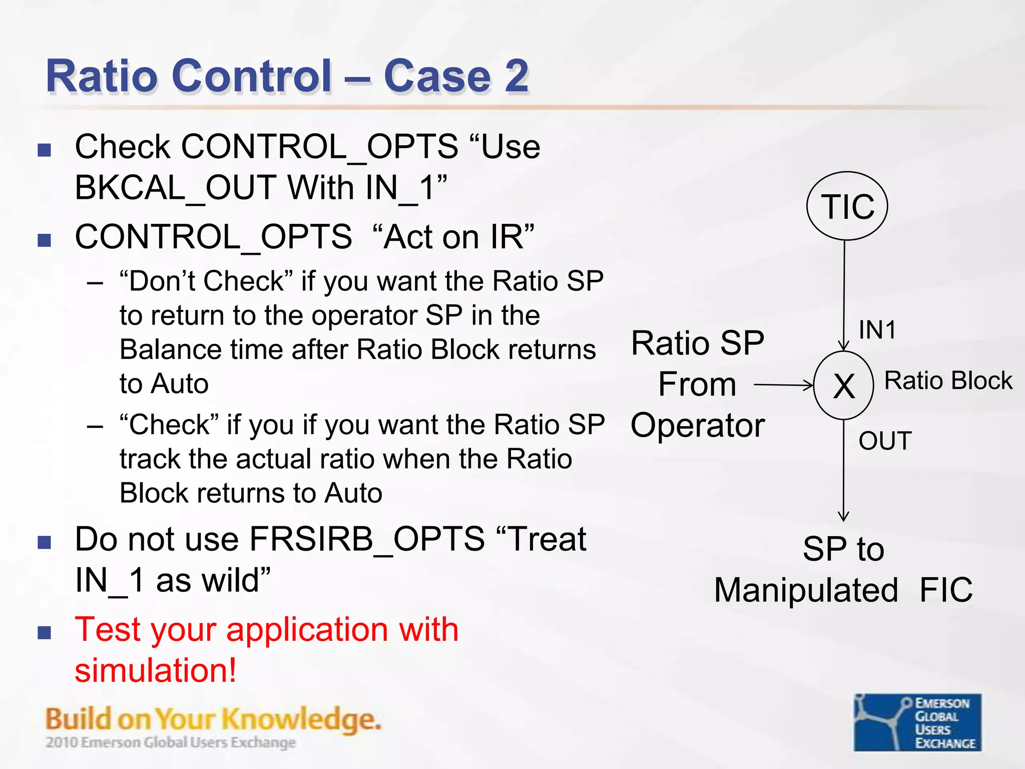 Interesting and Useful Features of the DeltaV PID, Ratio and Bias/Gain ...