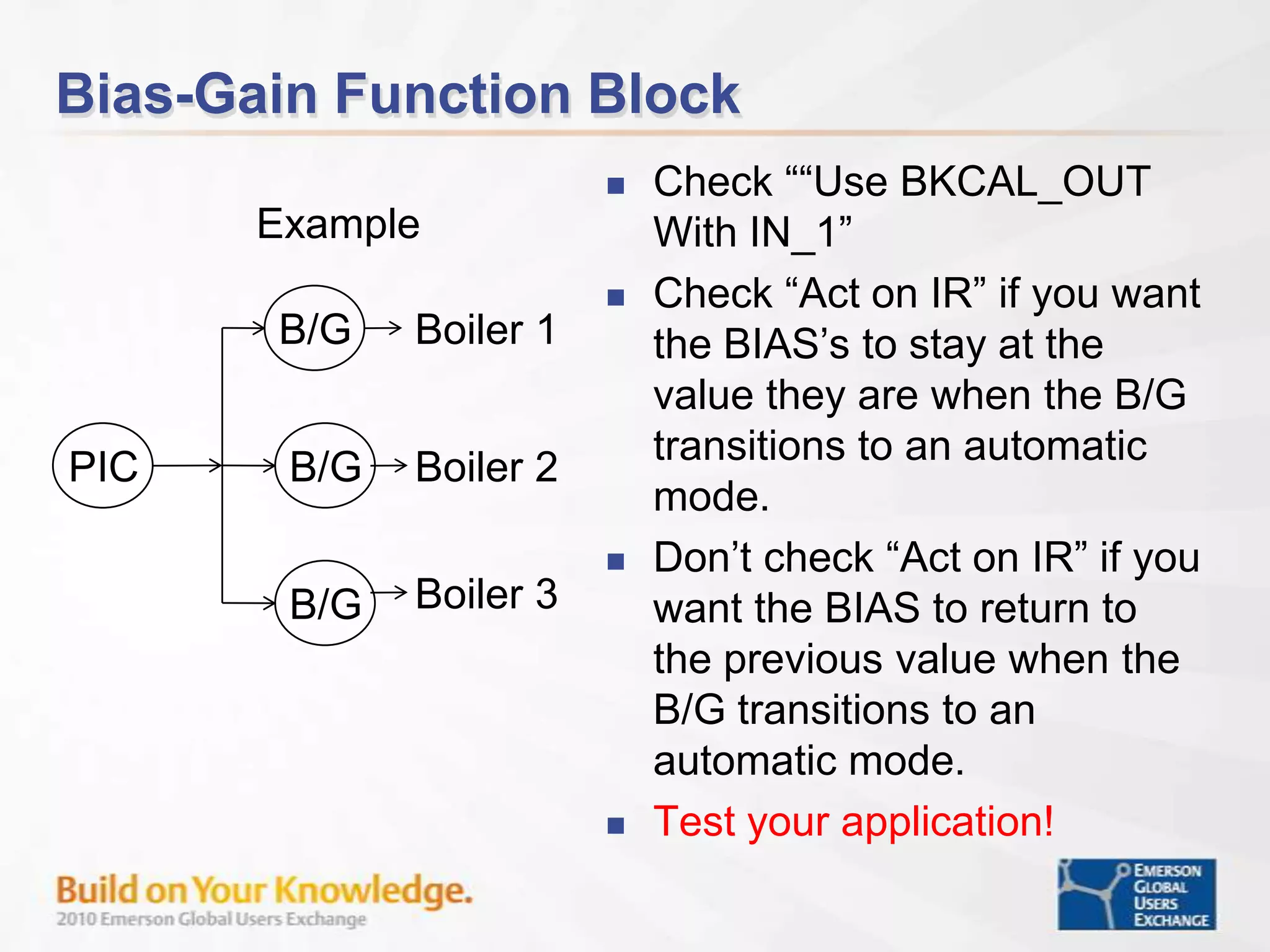 Interesting and Useful Features of the DeltaV PID, Ratio and Bias/Gain ...