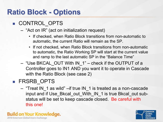 Interesting and Useful Features of the DeltaV PID, Ratio and Bias/Gain ...