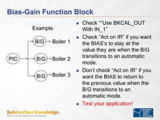 Interesting and Useful Features of the DeltaV PID, Ratio and Bias/Gain ...