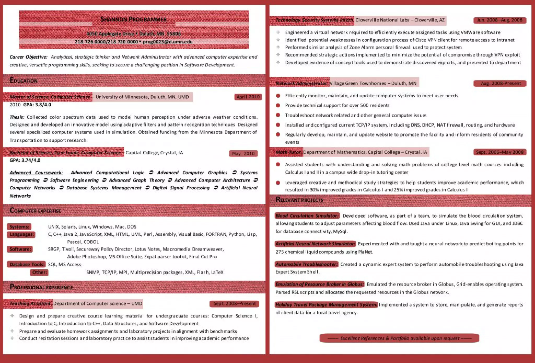 CV Format | PPT
