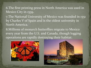 Interesting and amazing facts about mexico | PPT