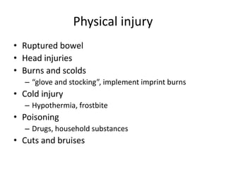 Interesting Case - Non-Accidental Injury