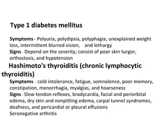 A Case of Polyglandular Autoimmune Syndrome - Type II | PPT