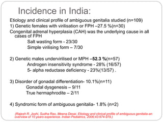 Ambiguous Genitalia | PPTX