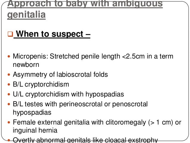 Ambiguous Genitalia