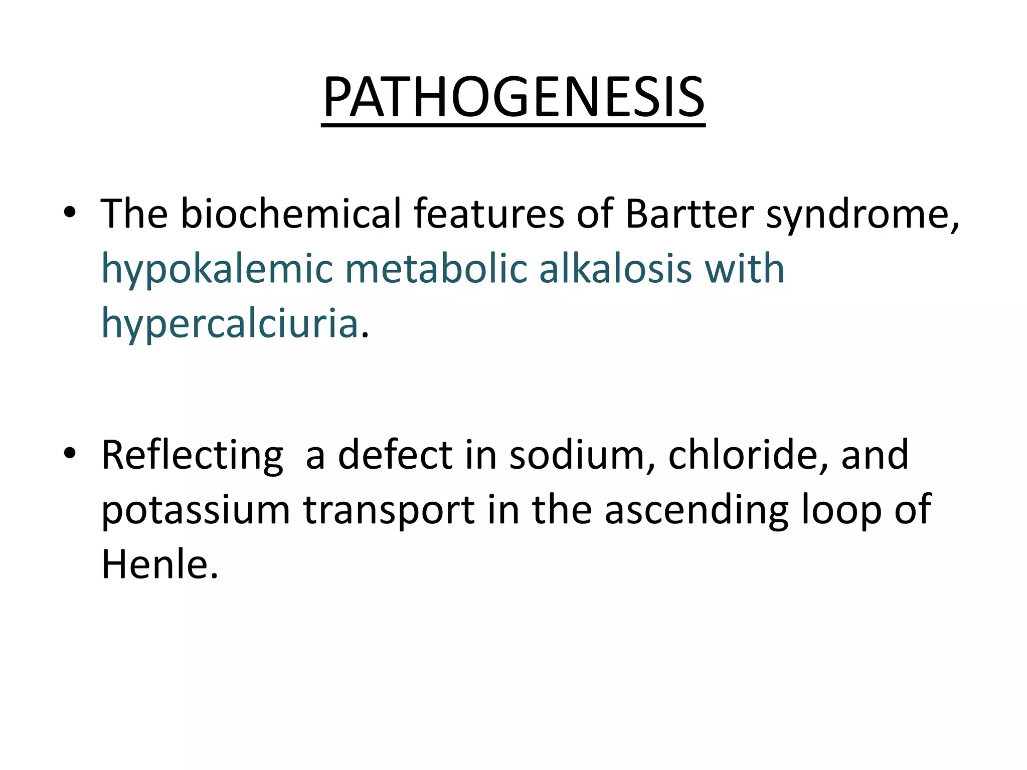 BARTTER SYNDROME | PPTX