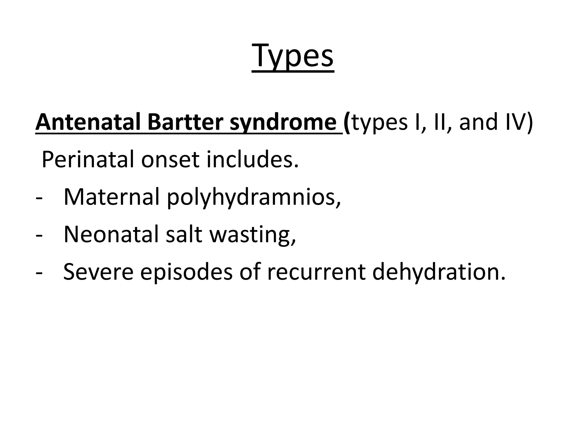BARTTER SYNDROME | PPTX