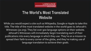 Interesting facts about Translations | PPTX