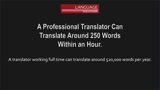Interesting facts about Translations | PPT