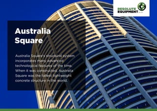 Interesting facts about 4 famous australian construction projects | PDF