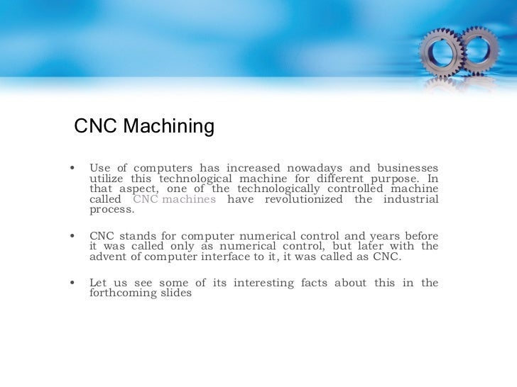 Interesting facts about cnc machining