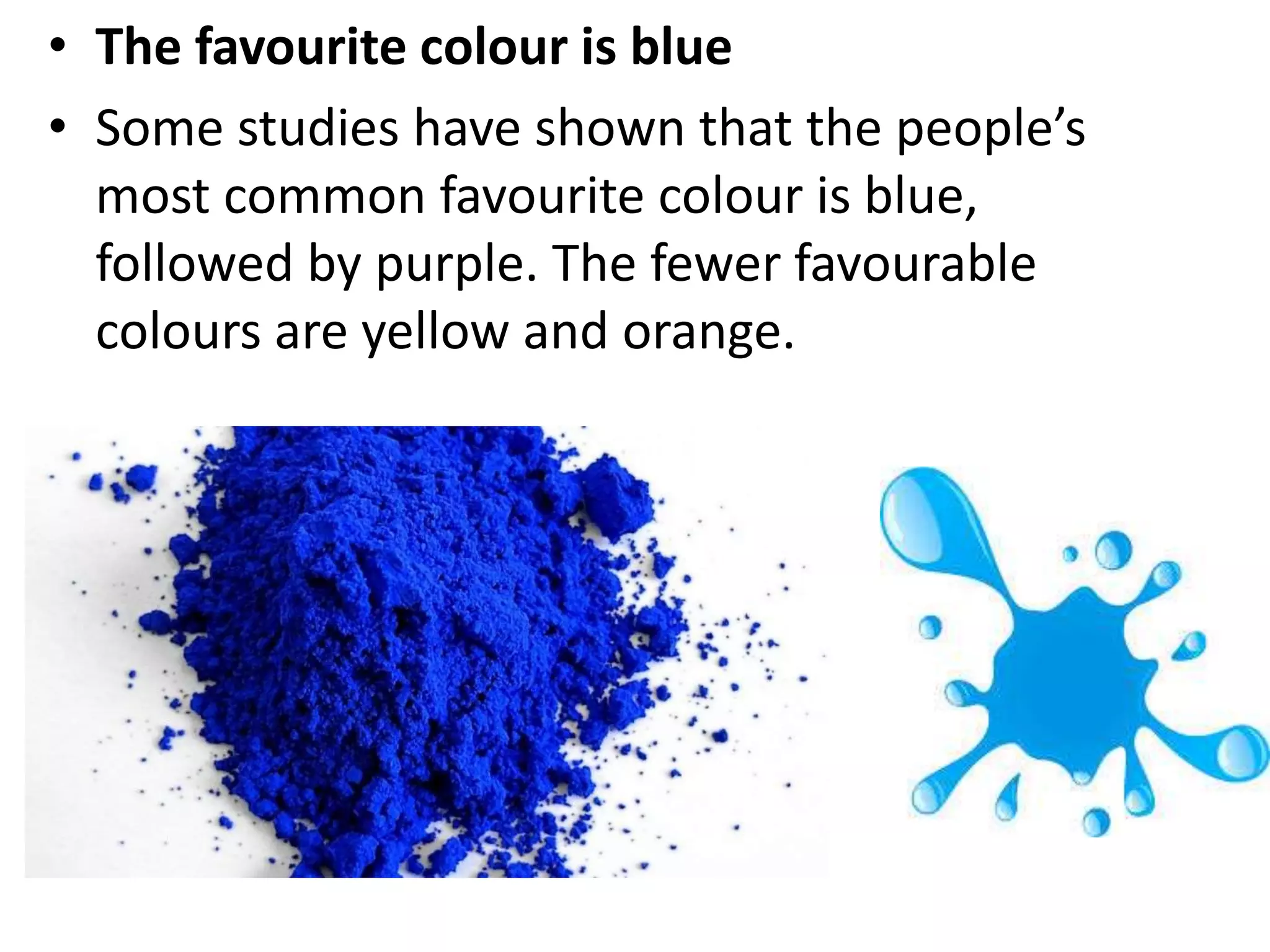 Interesting facts about colour | PPTX