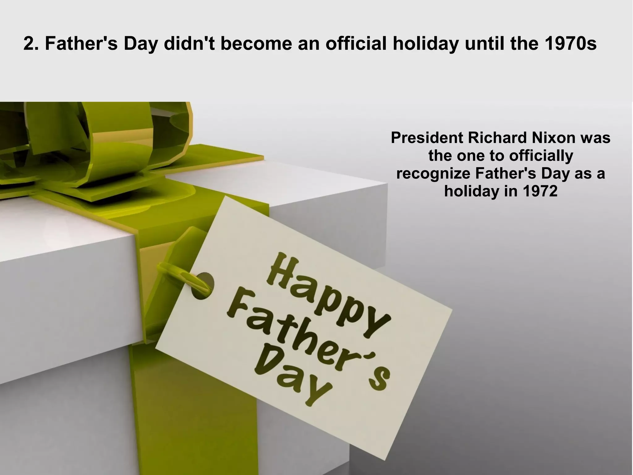 Interesting facts about father's day | PPT