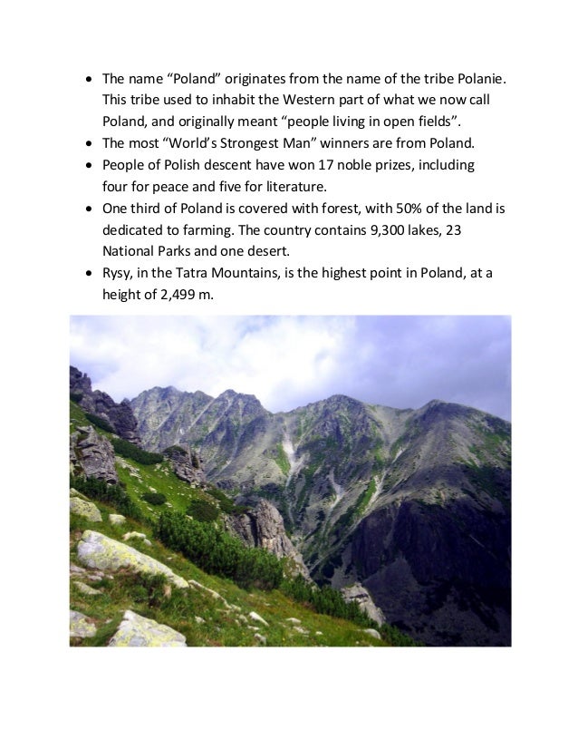 Interesting facts about poland Interesting facts about poland